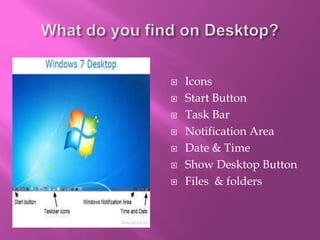 Desktop, Files & Folders | PPTX