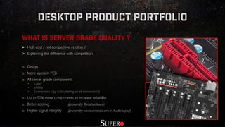 SuperO Desktop gaming solutions -by Supermicro | PPT