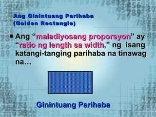 Desktop ginintuangparihaba | PPT