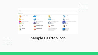 Desktop icons | PPTX