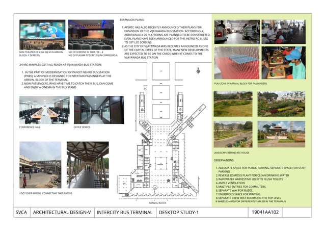 Case study bus terminal - MGBS,HYD- PNBS,VIJ | PDF