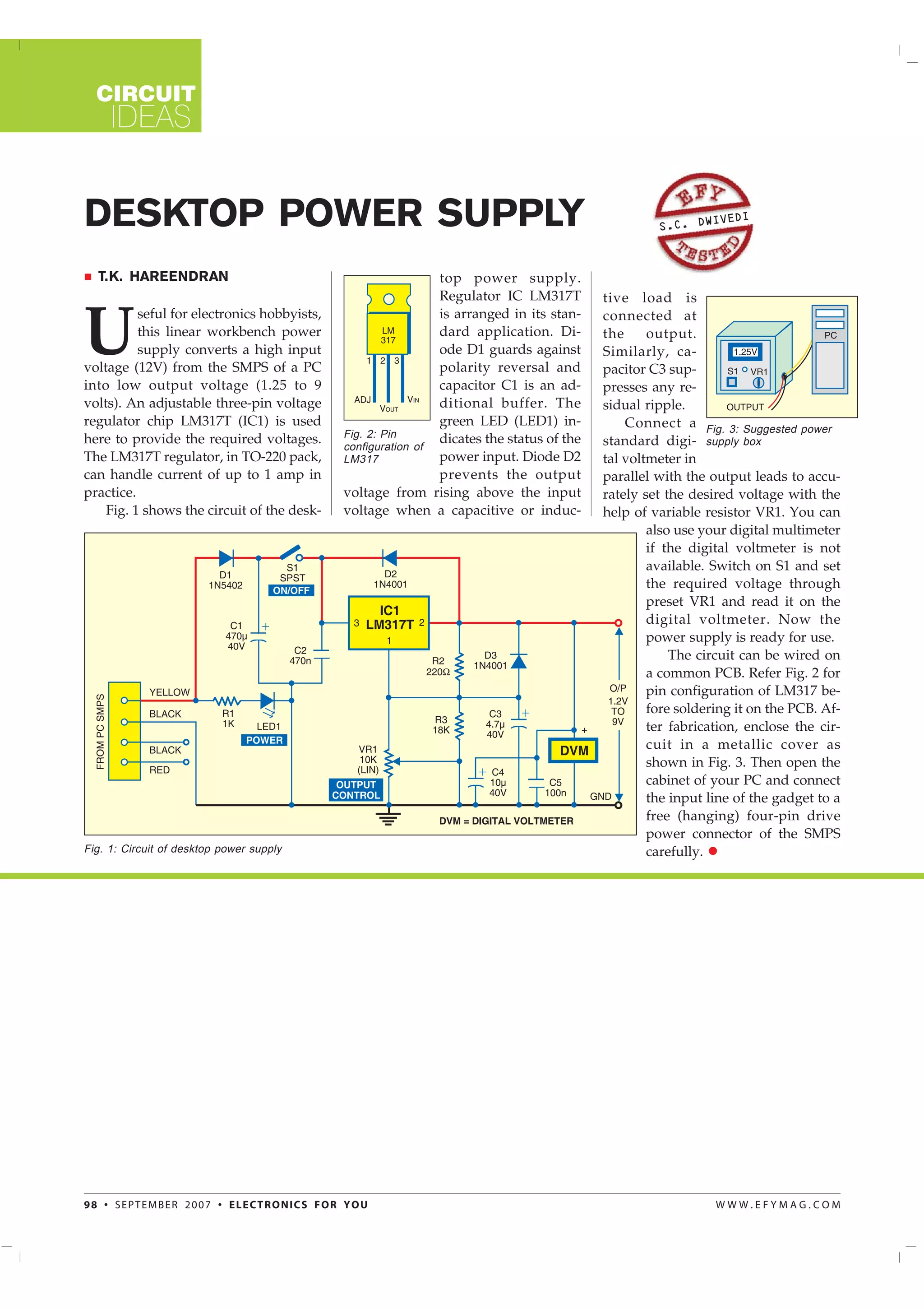 Desktop power supply | PDF