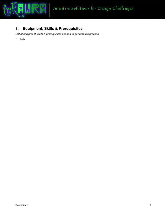 tekAura | Desktop Procedure Template (2016) | PDF | Desktop Publishing ...