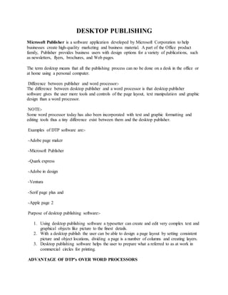 Desktop publishing | PDF