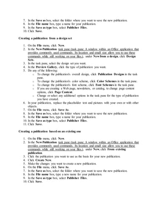 Desktop publishing | DOCX