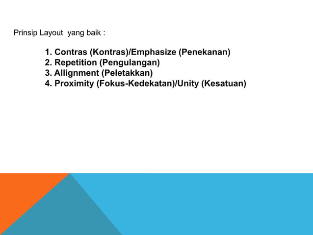 berbagai jenis layout | PPTX