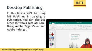 DESKTOP PUBLISHING AND THE BASICS OF GRAPHICS DESIGN.pptx | Desktop ...
