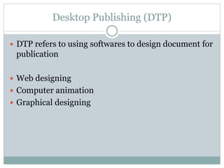 Desktop publishing (dtp) | PPTX