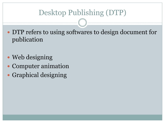 Desktop Publishing Dtp Pptx