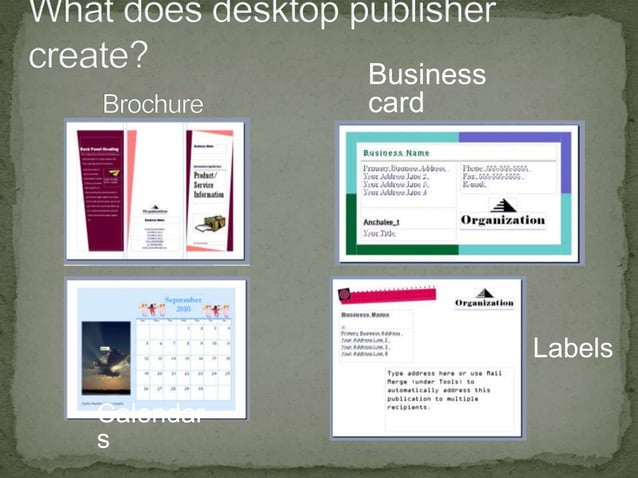 Desktop publishing (power point) | PPTX