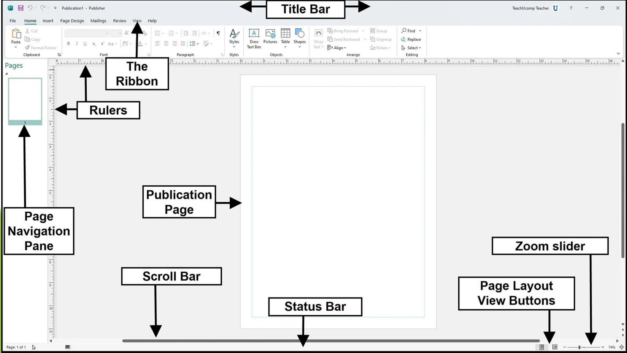 Desktop Publisbhing Software Microsoft Publisher Interfacer | PPTX