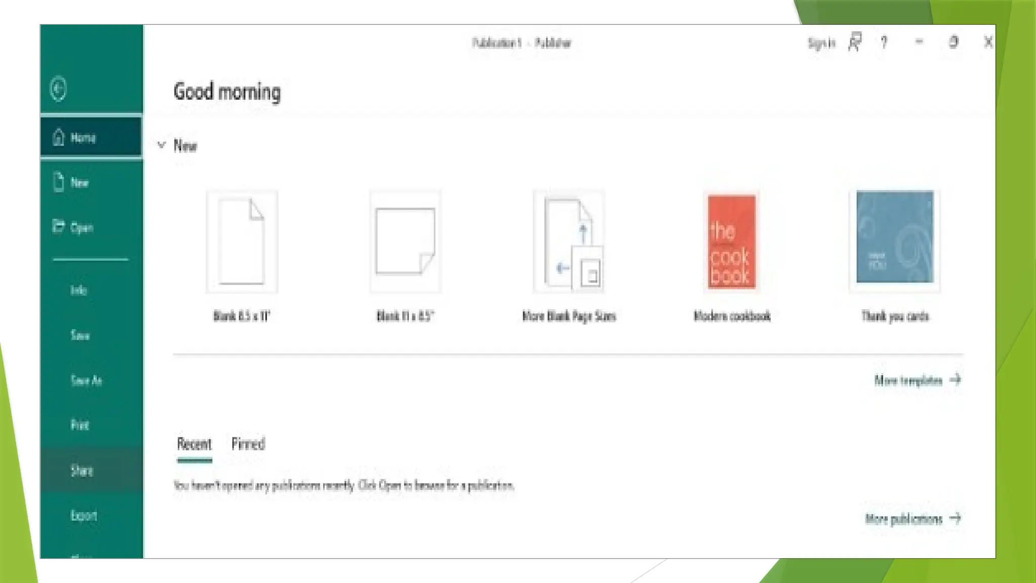Desktop Publisbhing Software Microsoft Publisher Interfacer | PPTX