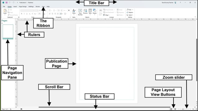 Desktop Publisbhing Software Microsoft Publisher Interfacer | PPTX