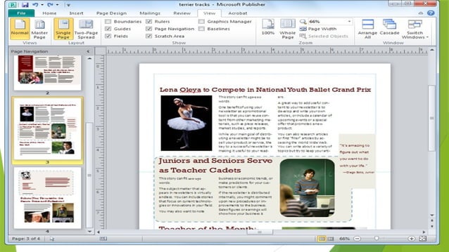Desktop Publisbhing Software Microsoft Publisher Interfacer | PPTX