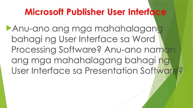 Desktop Publisbhing Software Microsoft Publisher Interfacer | PPTX