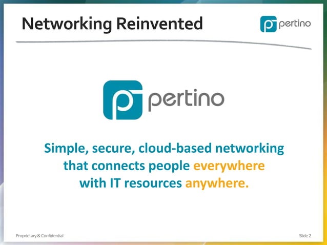 Desktop sharing ubuntu with Pertino | PPT
