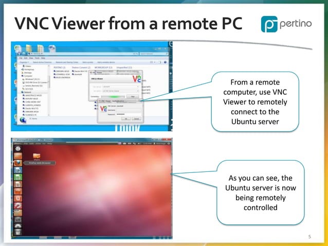 Desktop sharing ubuntu with Pertino | PPT