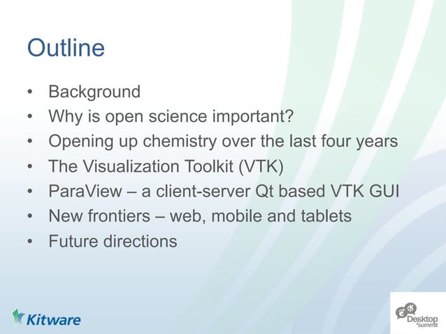 Open Source Visualization Of Scientific Data Ppt