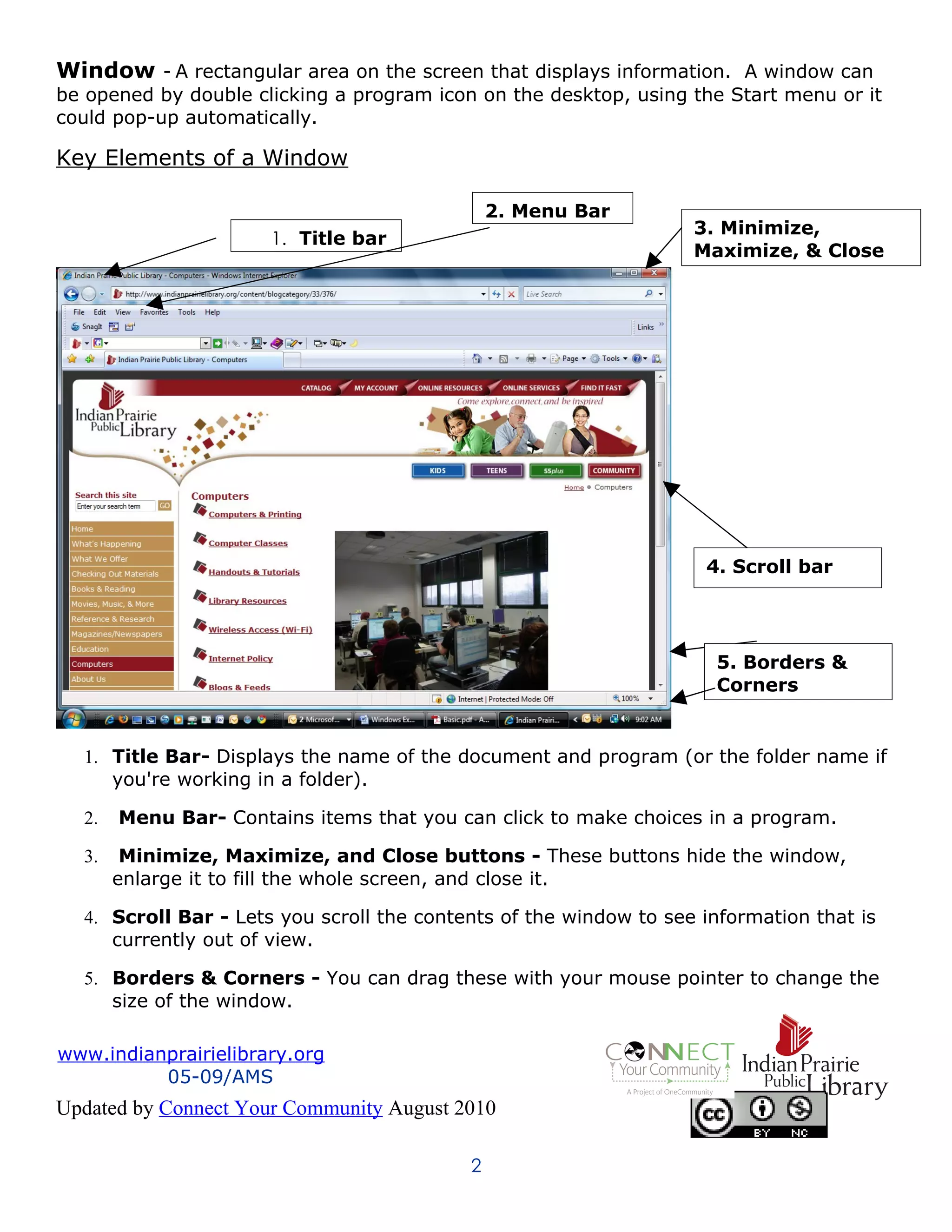 Desktop & Windows handout | PDF