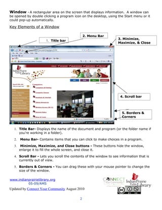 Desktop & Windows handout | PDF