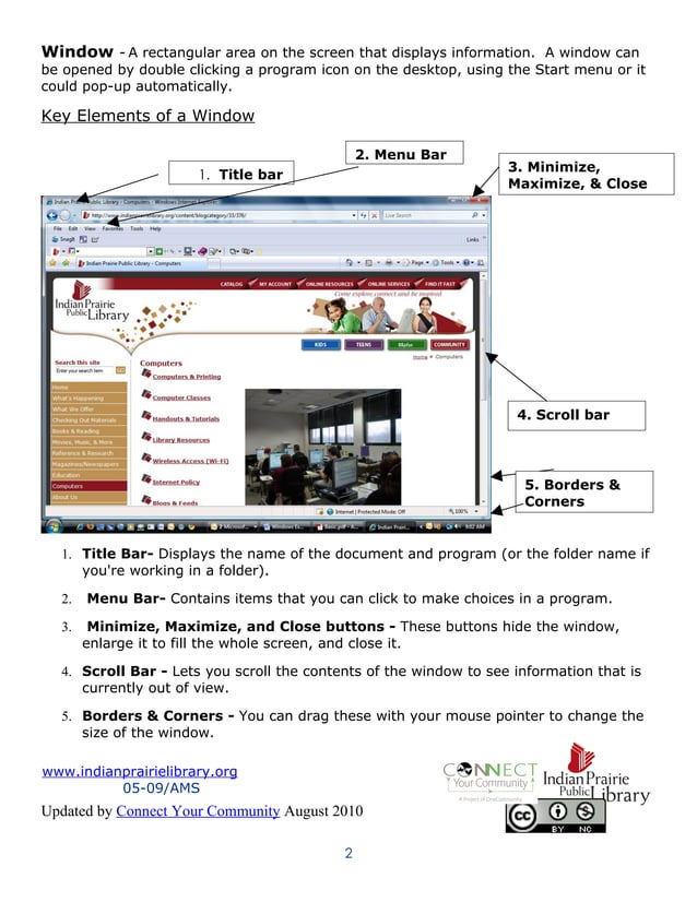 Desktop & Windows handout | PDF