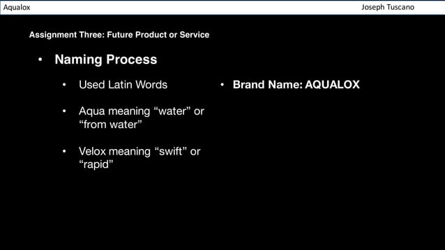 Aqualox Final Powerpoint | PDF