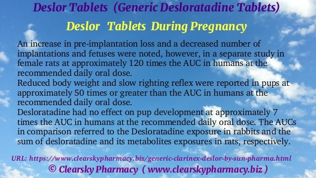 Deslor Tablets (Generic Desloratadine Tablets) | PDF