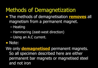 Magnetism e learning Sci Phy | PPT
