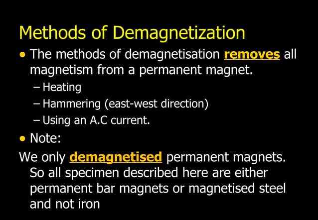 Magnetism e learning Sci Phy | PPT