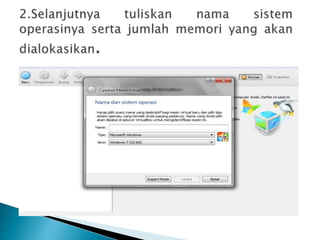 langkah-langkah menginstal windows 7 | PPTX