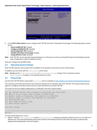 intel speed-select-technology-base-frequency-enhancing-performance | PDF