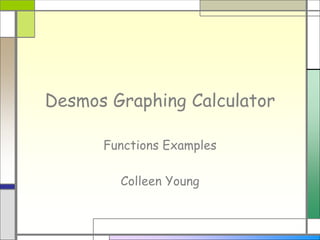 Desmos composite functions | PPTX