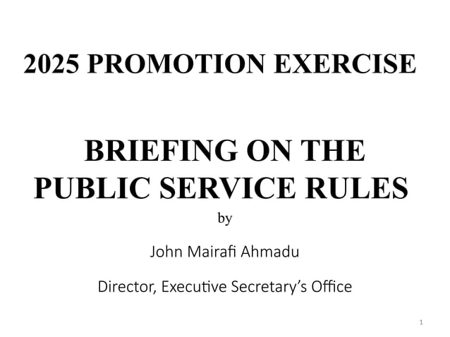 DESO BRIEFING ON PUBLIC SERVICE RULES 2025 STAFF PROMOTION EXERCISE.pptx