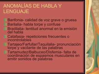 Desordenes Comunicologicos Habla Y Lenguaje | PPT
