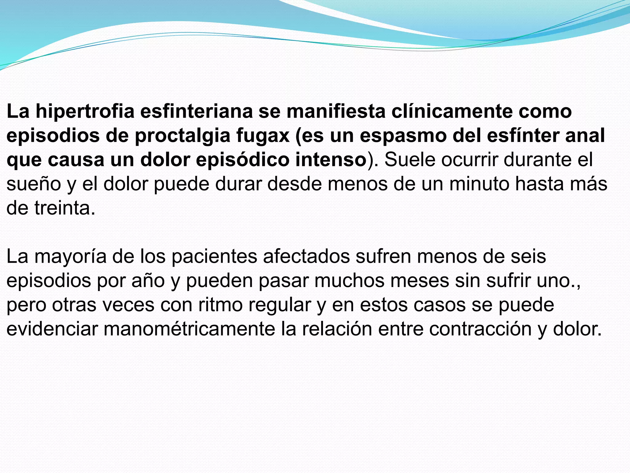 Desordenes del esfinter anal ppw | PPT