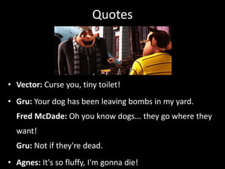 Despicable Me Vector Quotes