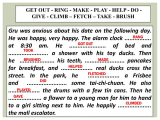 Simple past verbs | PPT