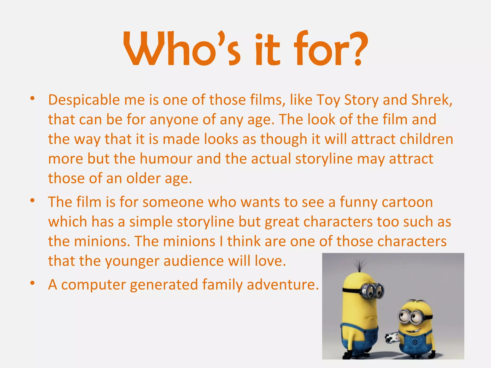 Despicable me definate | PPT