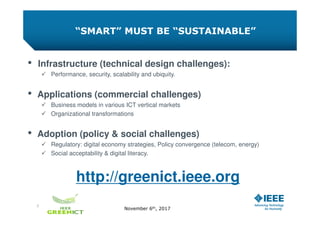 The IEEE Green & Sustainable ICT initiative | PDF