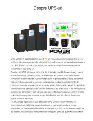 Despre UPS-uri | PDF