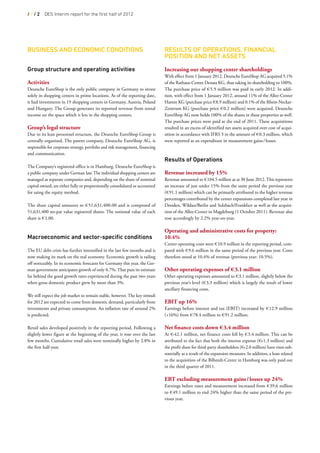 Deutsche EuroShop Interim Report H1 2012 | PDF