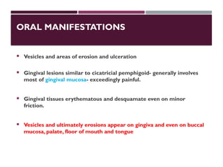 Desquamative gingivitis types and management | PPTX