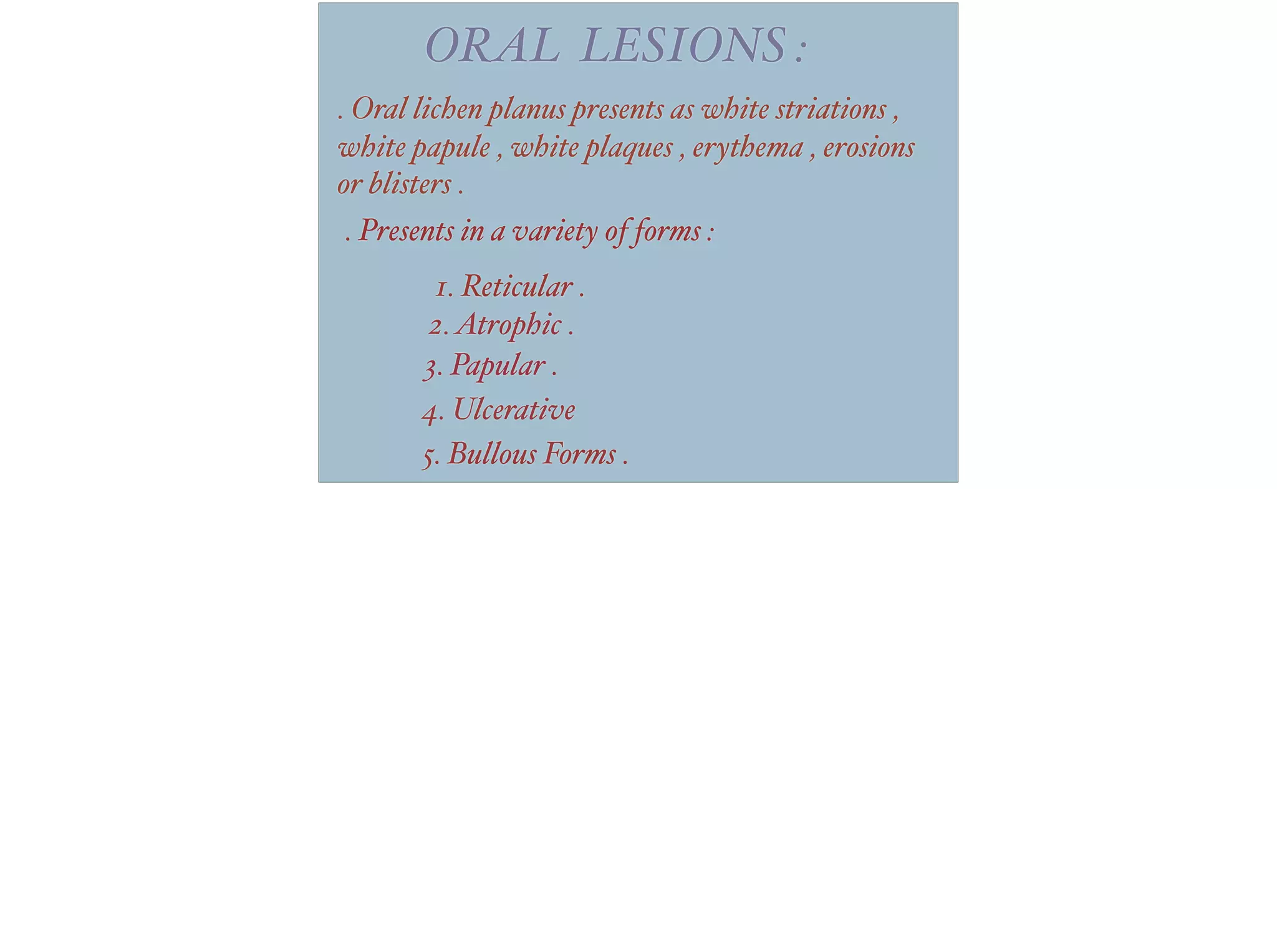 Desquamative gingivitis | PDF
