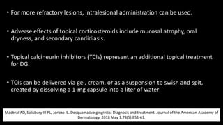 Desquamative gingivitis ppt | PPTX