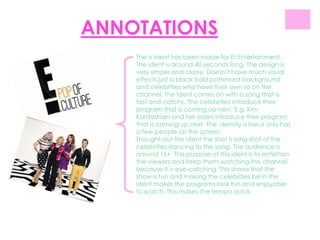 purposes of an ident | PPT