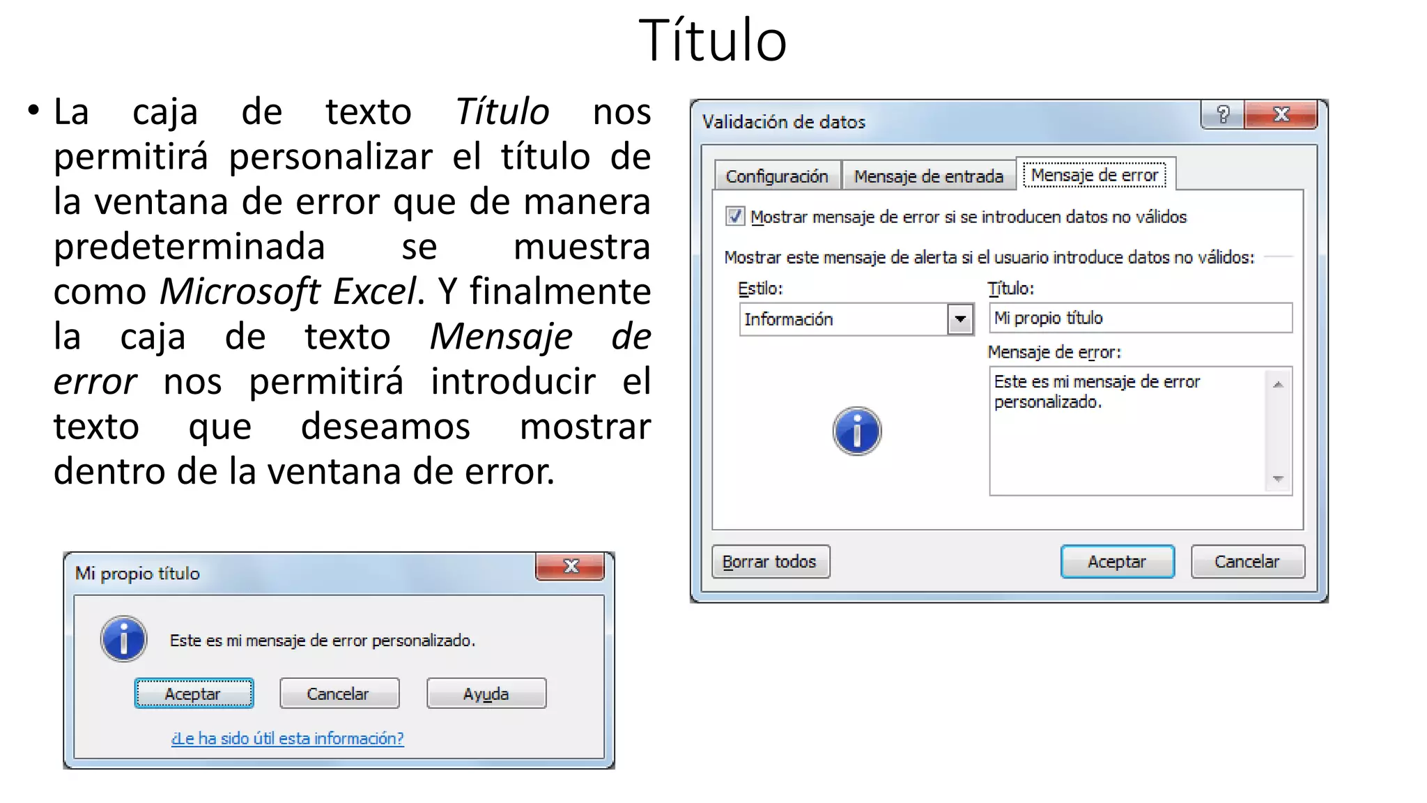 Desarrollo De Formatos En Excel Ppt 3021