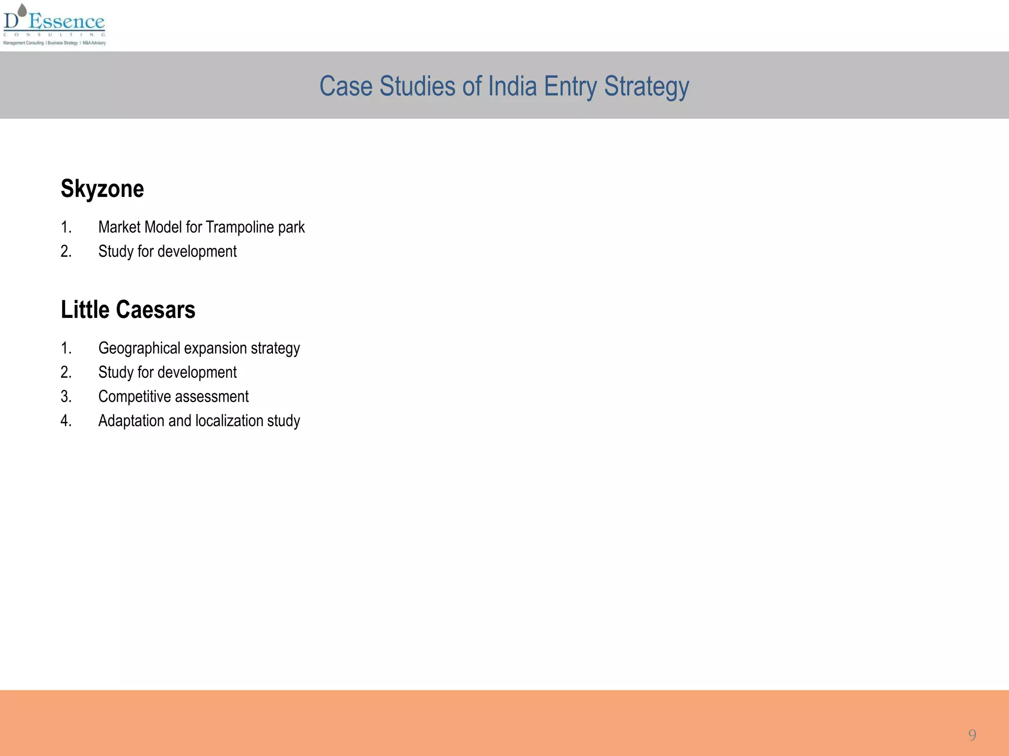 INDIA ENTRY STRATEGY | PDF