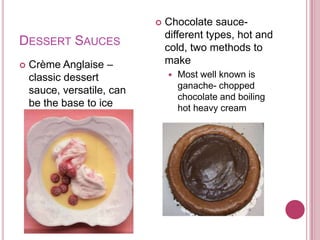 Desserts and sauces | PPTX
