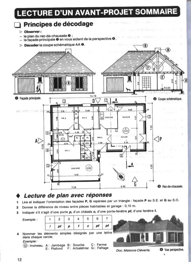 Dessin technique lecture de plan Dessin technique lecture de plan