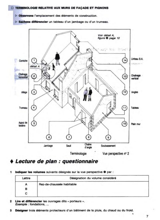 Dessin technique lecture de plan Dessin technique lecture de plan